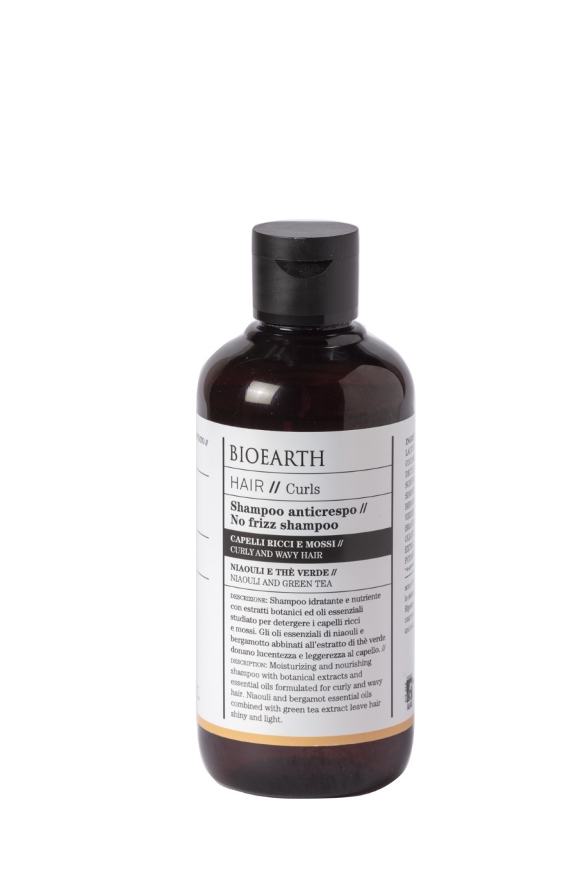 BIOEARTH Šampon za kovrdžavu i talasastu kosu 250 ml