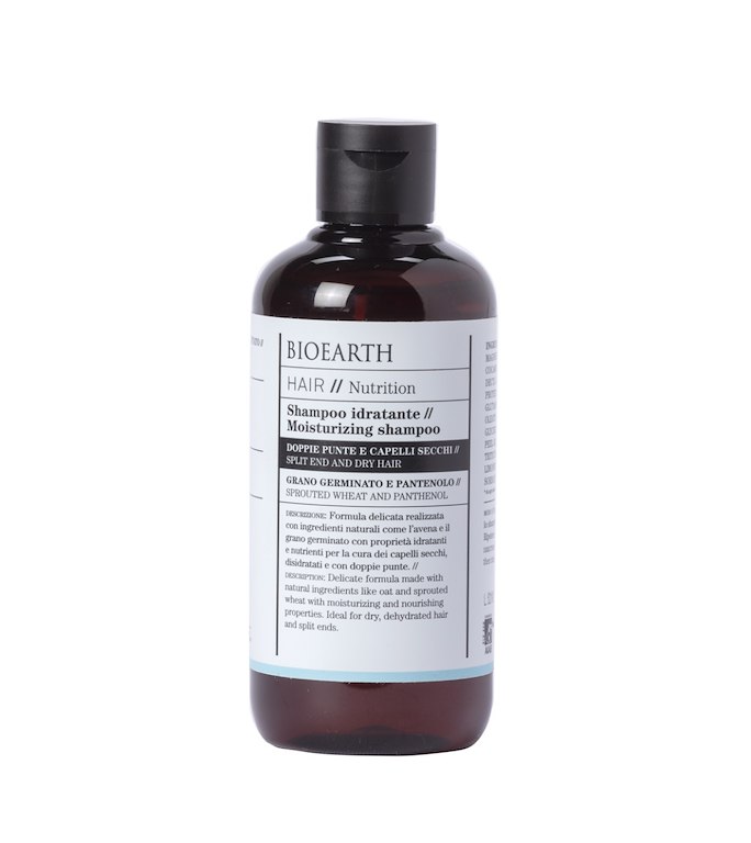 BIOEARTH Hidratantni šampon za suvu kosu i ispucale krajeve 250 ml