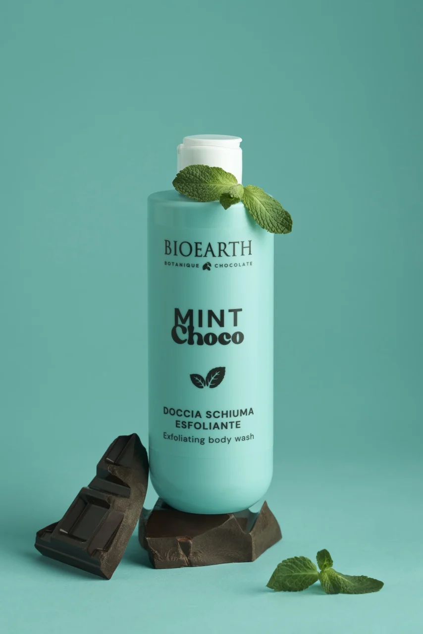 BIOEARTH Gel za tuširanje sa prirodnim skrabom - Mint/Čoko 250ml