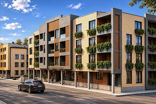 Batajnica, 0.5s, 27,88 m², LUX, novogradnja