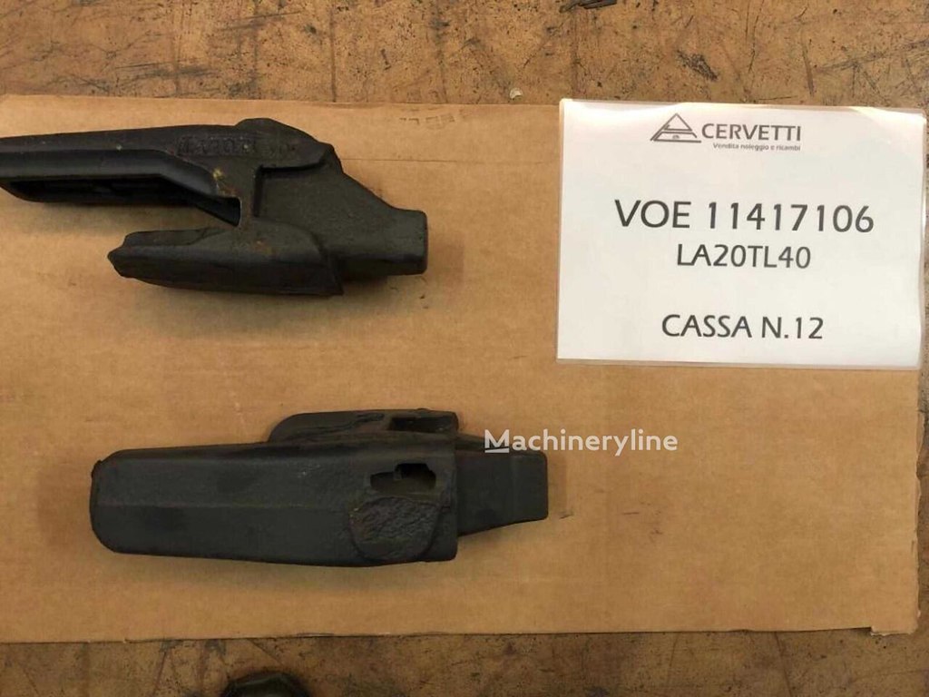 Per: VOLVO L150F L180F L220F Parti 11417106 zub kašike za VOLVO L150F L180F L220F prednjeg utovarivača