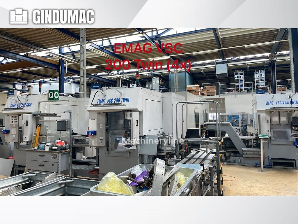 Emag VSC 200 TWIN OP 20 strug za metal
