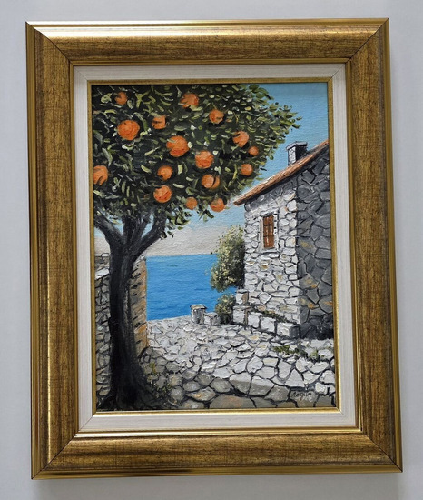 Ulje na platnu - Mediteranski dan, prelepo!