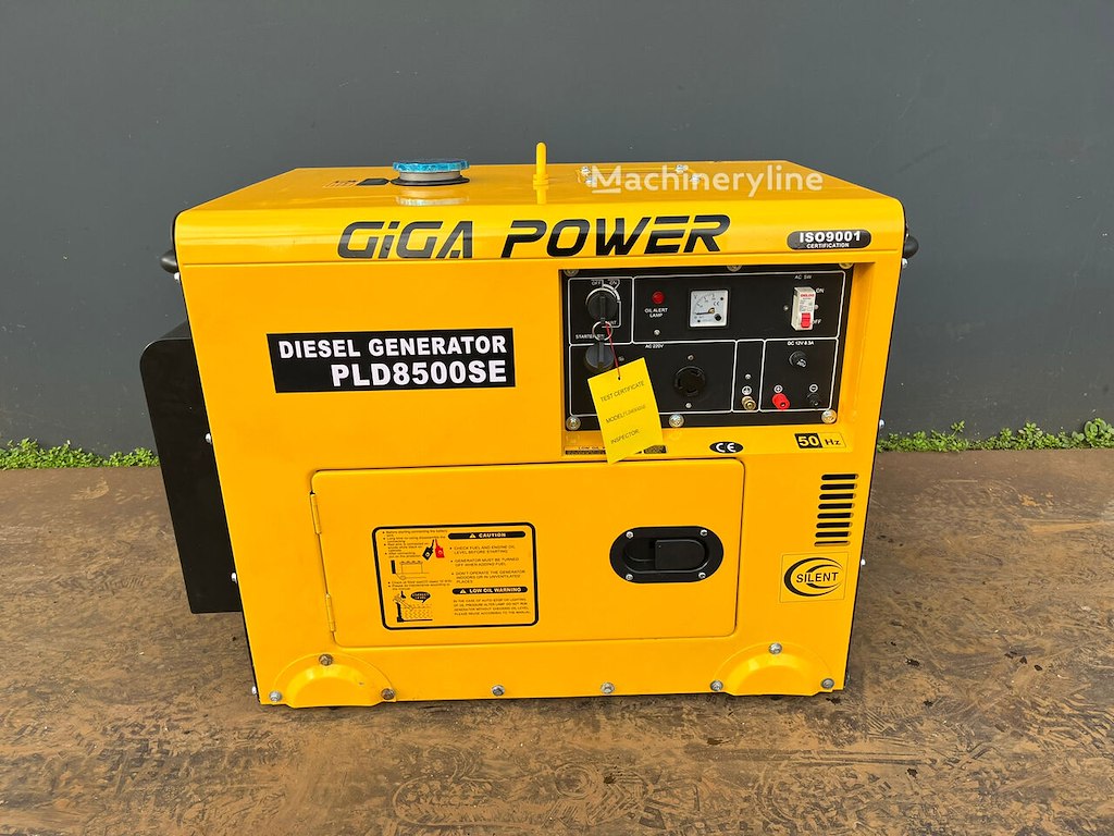 Novi Giga Power PLD8500SE 8KVA silent set diesel generator