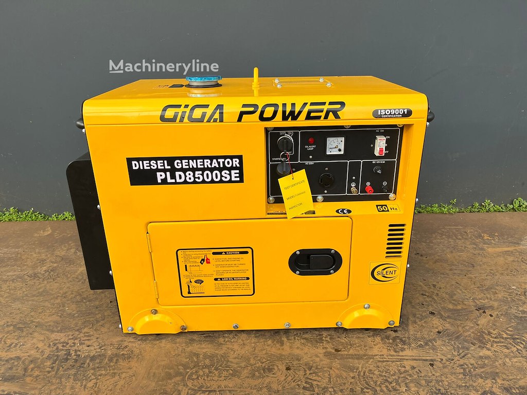 Novi Giga Power PLD8500SE 8KVA silent set diesel generator