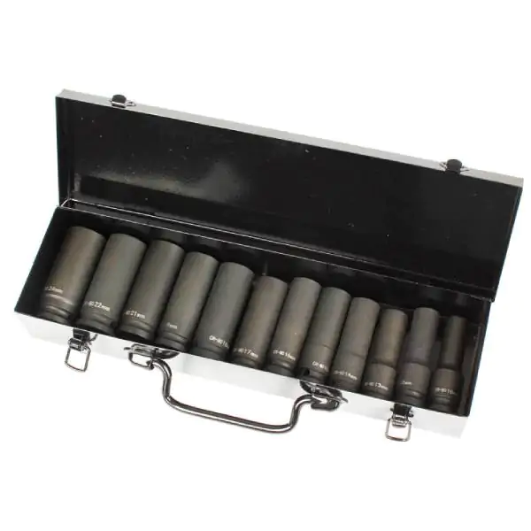 Ključ nasadni 1/2" duboki kovani set 12 kom WOMAX