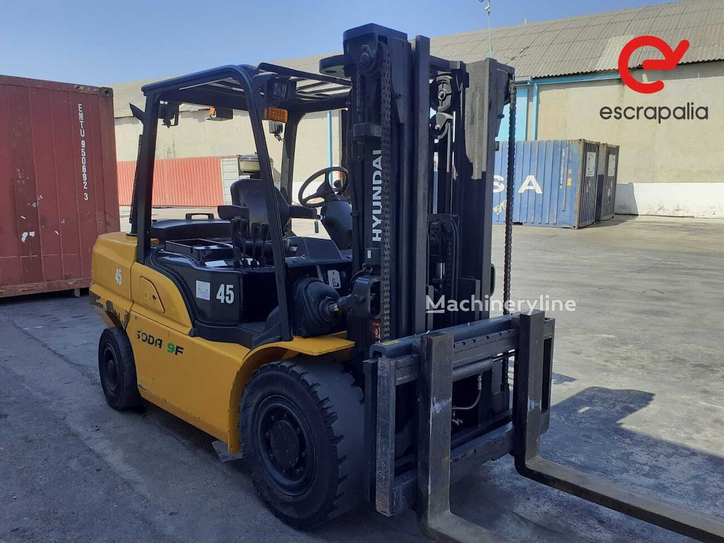 Prodaje se Hyundai 50DA-9F dizel viljuškar na aukciji