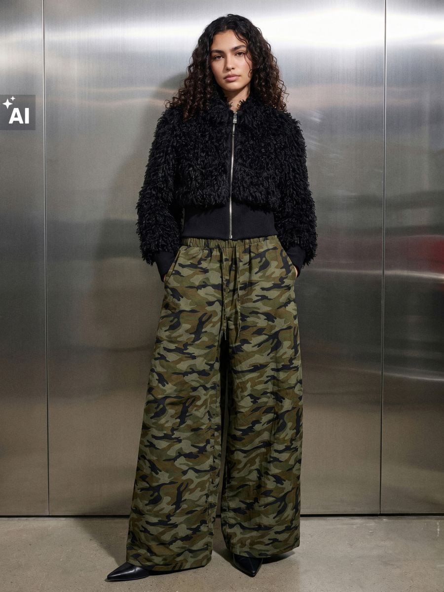 Pantalone balloon fit