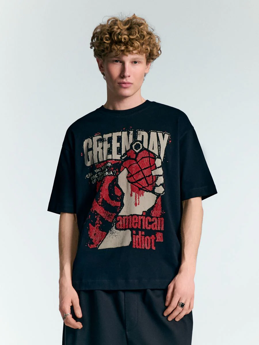 Majica sa printom Green Day American Idiot