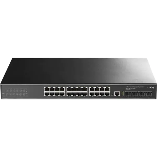 Cudy GS5024S4 24-Port Layer 3 Managed Gigabit Switch with 4 10G SFP Slots