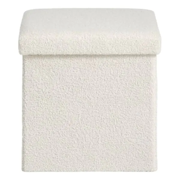 Tabure NYSTED 38x38 sa prost. za odlaganje pr. bela teddy