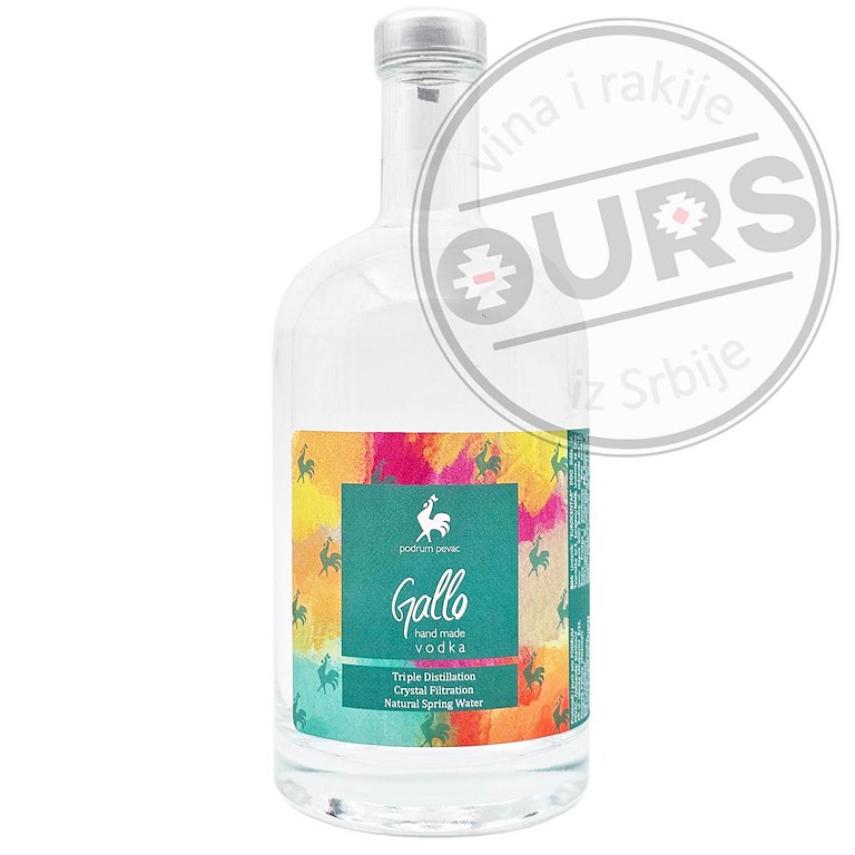 Podrum Pevac Gallo Vodka 1L