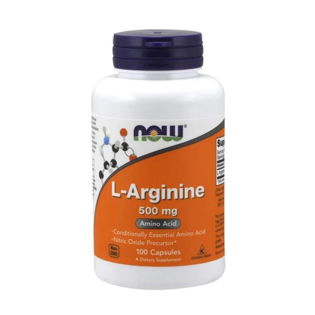 NOW L-ARGININE 500 mg 100 kapsula