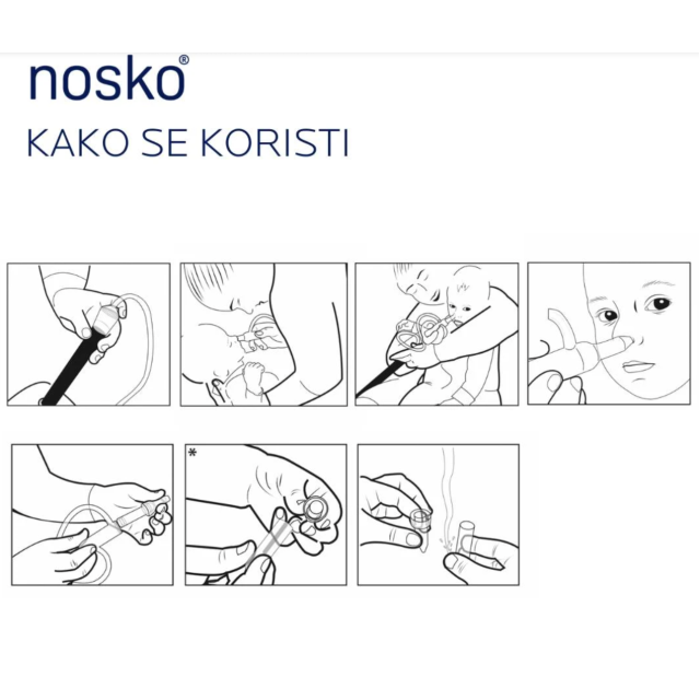 NOSKO NAZALNI ASPIRATOR SA MEKANIM VRHOM