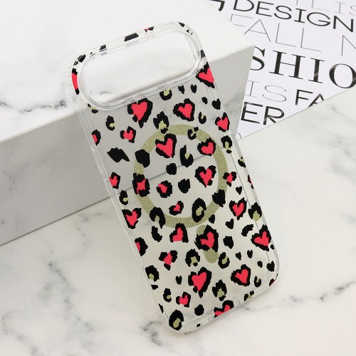 FUTROLA LEOPARD MAGSAFE ZA IPHONE AIR (6.6) ROZE