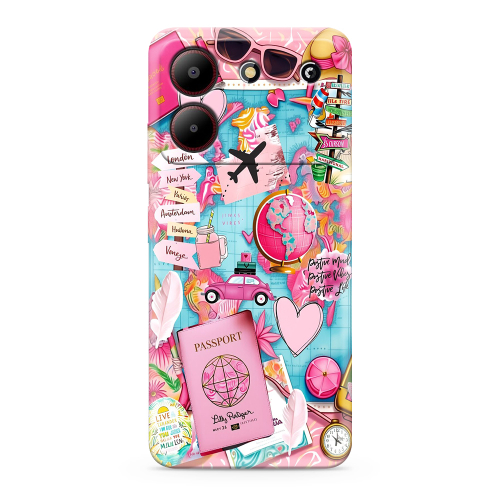 FUTROLA ULTRA TANKI PRINT CLEAR ZA ZTE BLADE A54 SP029