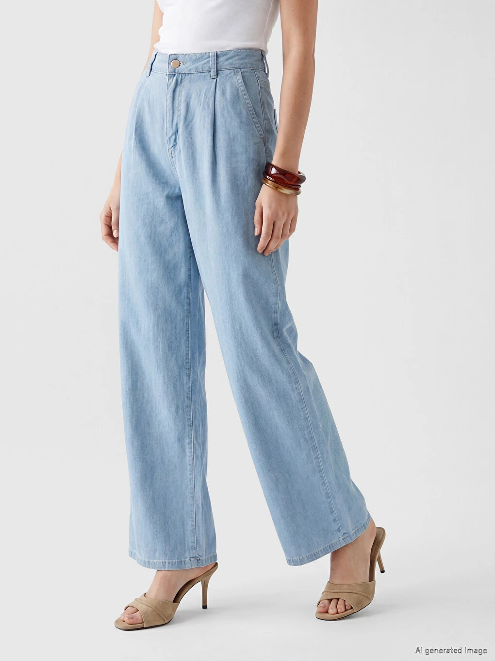 LCW Jeans Ženske Farmerke Širokih Nogavica