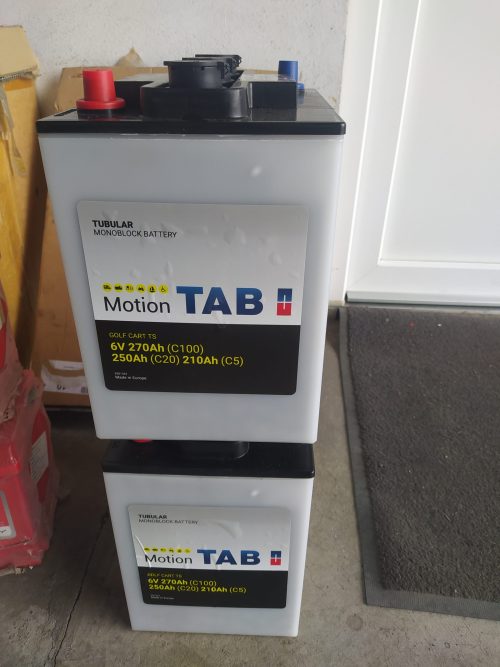 Baterija Motion PASTED Tubular Cart T 270AH/6V