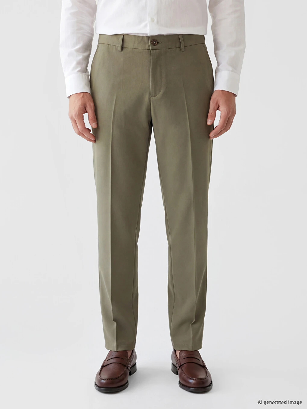 LCW BUSINESS Muške Pantalone Od Gabardina Regularnog Kroja