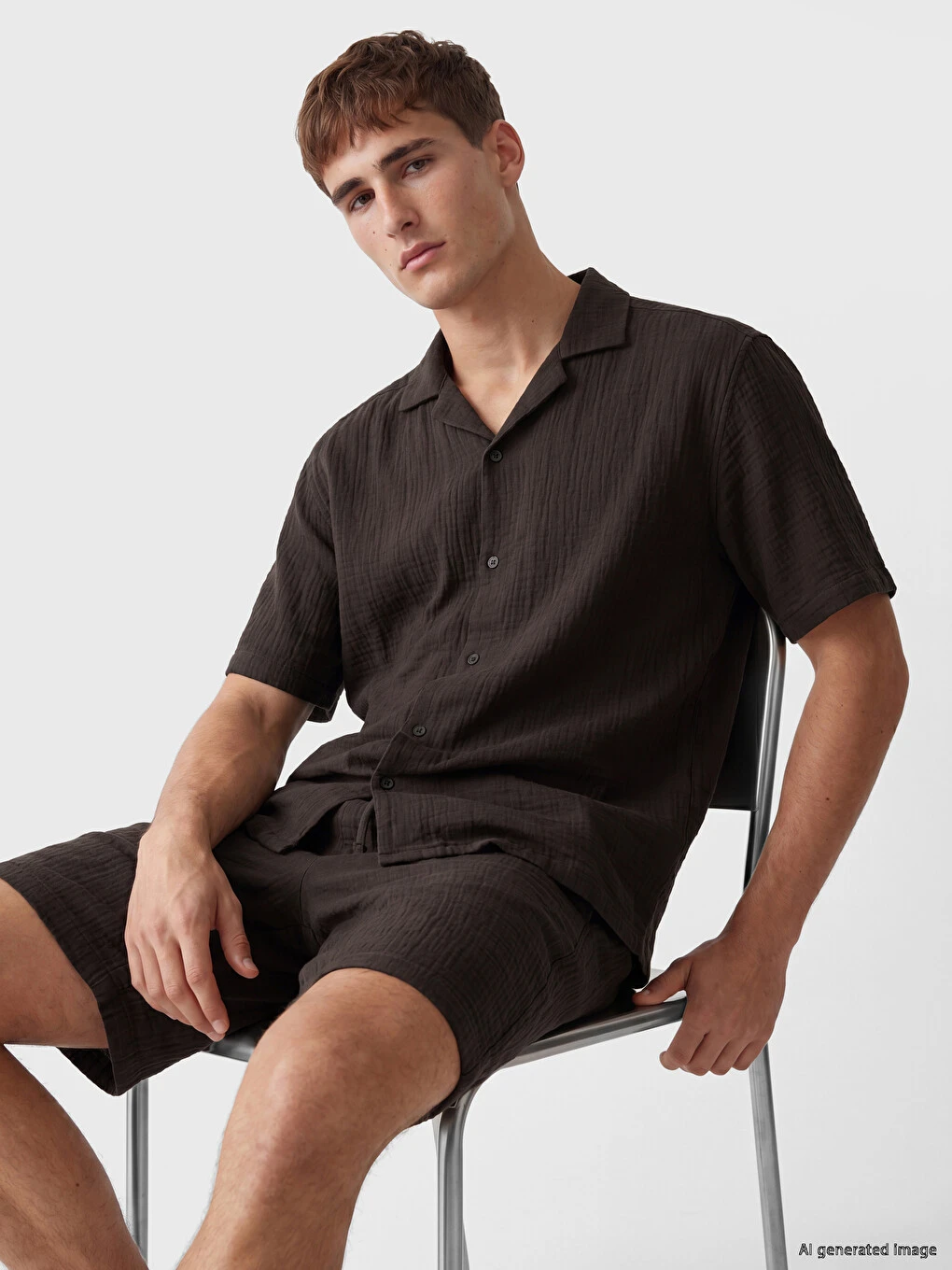 LCW Vision Regular Fit Muslin Muška Košulja
