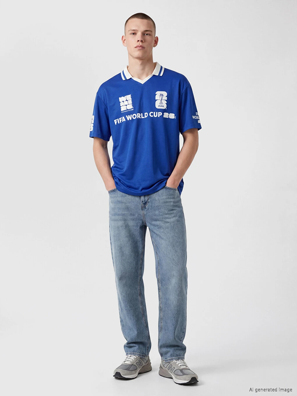XSIDE Muška Majica Sa Polo Kragnom Fifa 2026 Sa Štampom