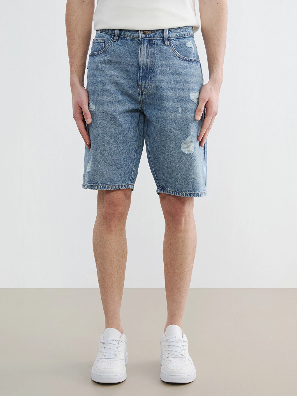 LCW Jeans Muški Teksas Šorts Standardnog Kroja