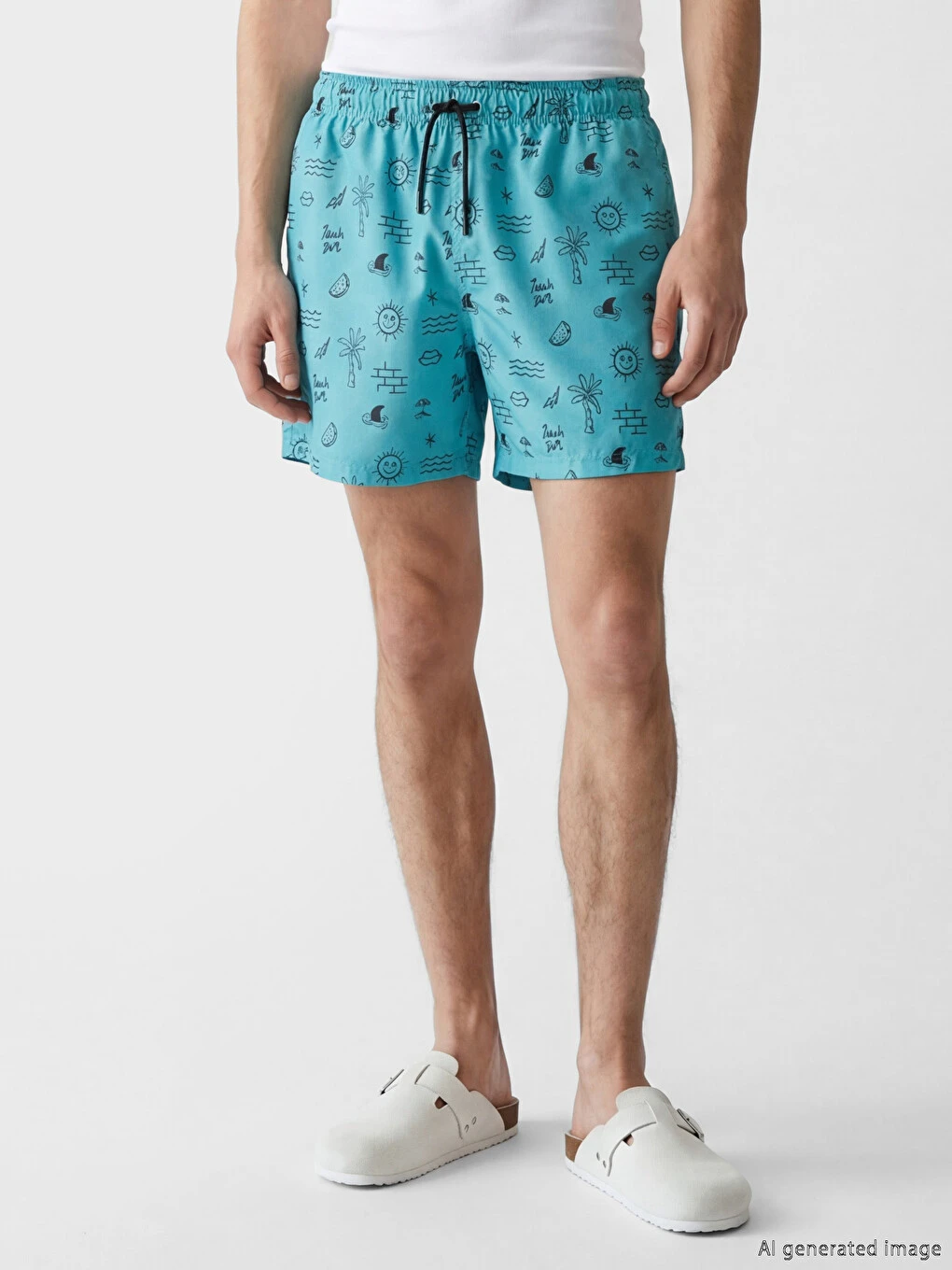 LCW SWIMWEAR Kratke Šarene Muške Kupaće Gaće
