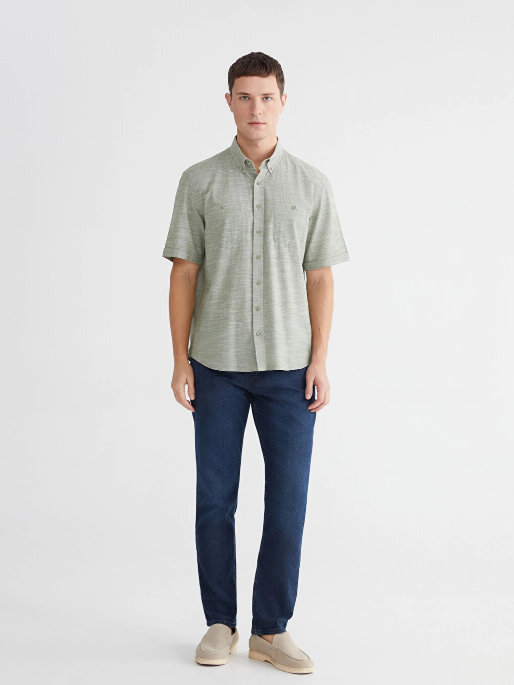 LCWAIKIKI Classic Regular Fit Muška Košulja Od Poplina