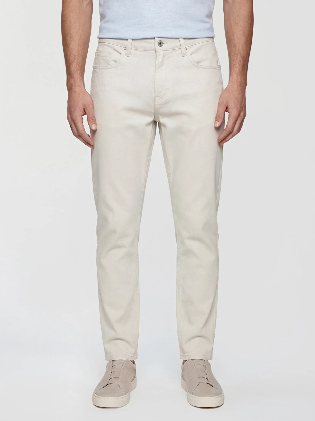 LCWAIKIKI Classic Muške Chino Pantalone Od Gabardina Slim Kroja