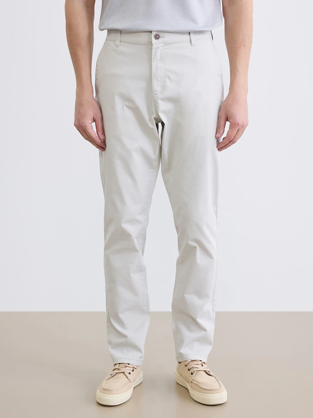 LCWAIKIKI Classic Muške Chino Pantalone Od Gabardina Slim Kroja