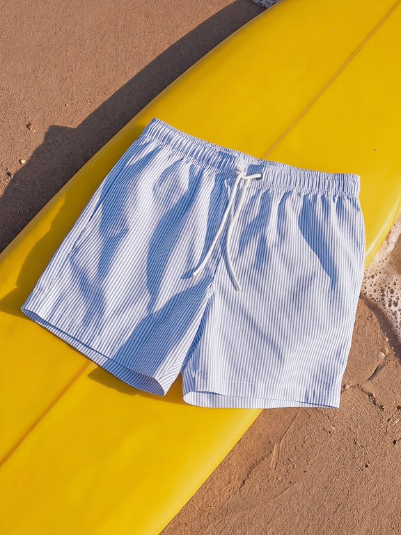 LCW SWIMWEAR Kratke Prugaste Muške Kupaće Gaće