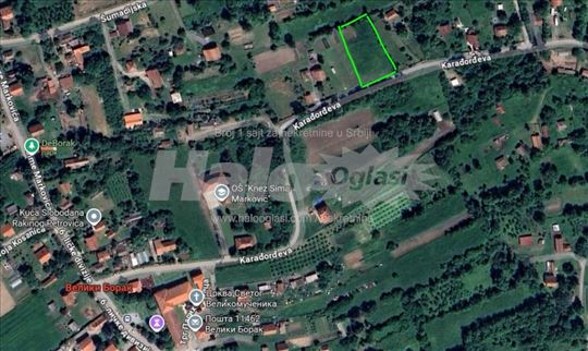 Plac, Barajevo, Veliki Borak