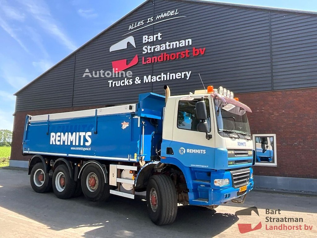 GINAF X 4345 TSV 8x6 handgeschakeld met 20m³ geisoleerde kipper en alu kiper