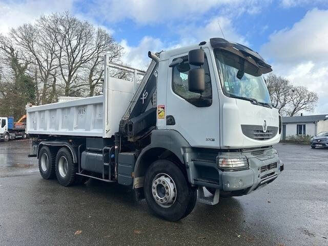 Renault Kerax 370.26 DXI / Forez-Bennes / crane / 2-way tipper truck kiper