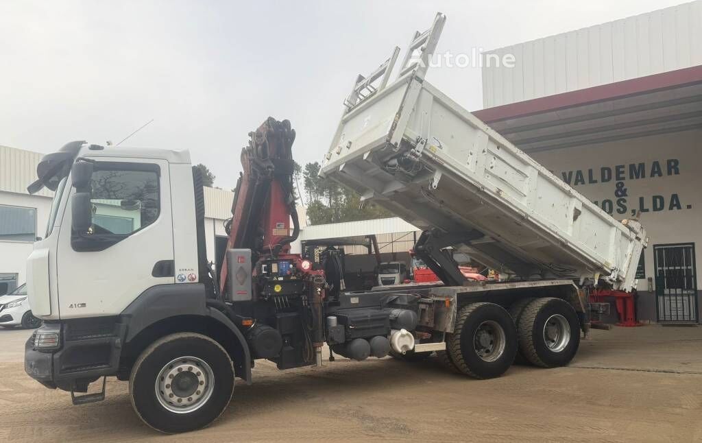 Renault Kerax 410 DXI, 6x4, crane HMF2223 kiper