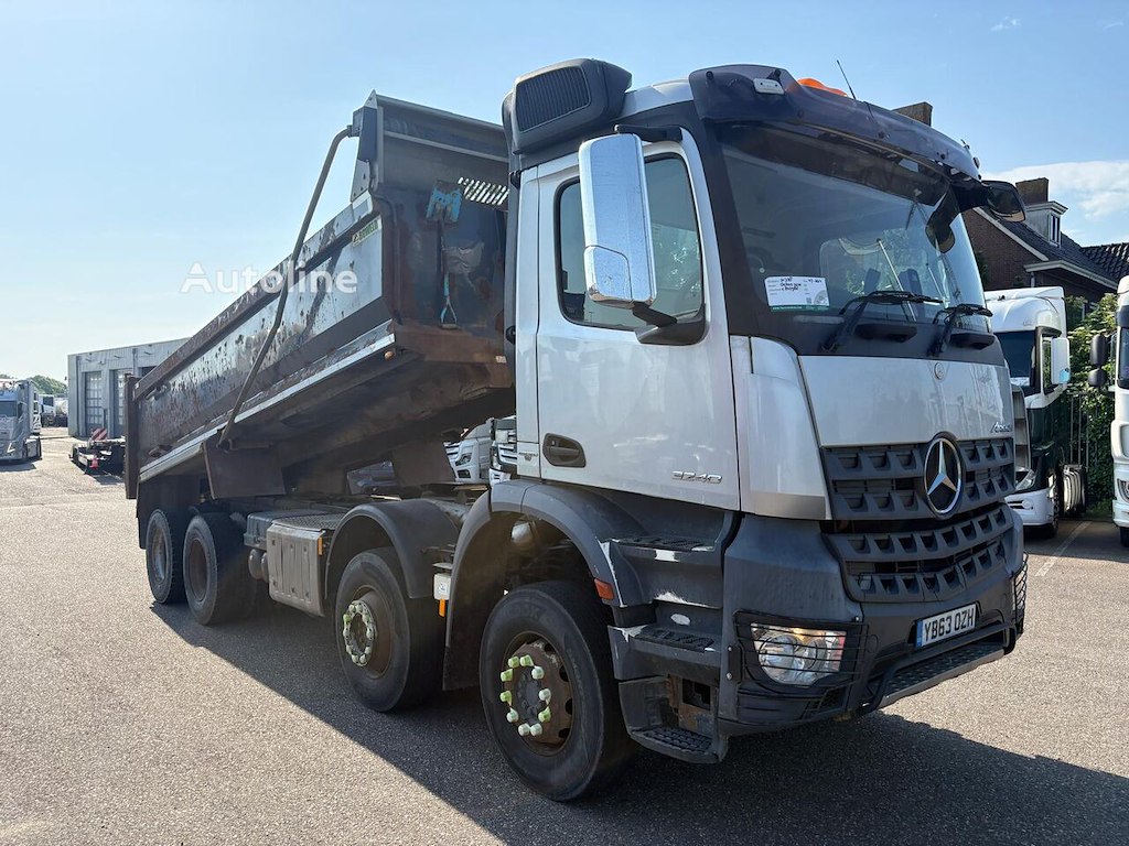 Mercedes-Benz Actros 3240 Arocs 8X4, 12 m3 RHD,Edbro Dumper full spring suspen kiper