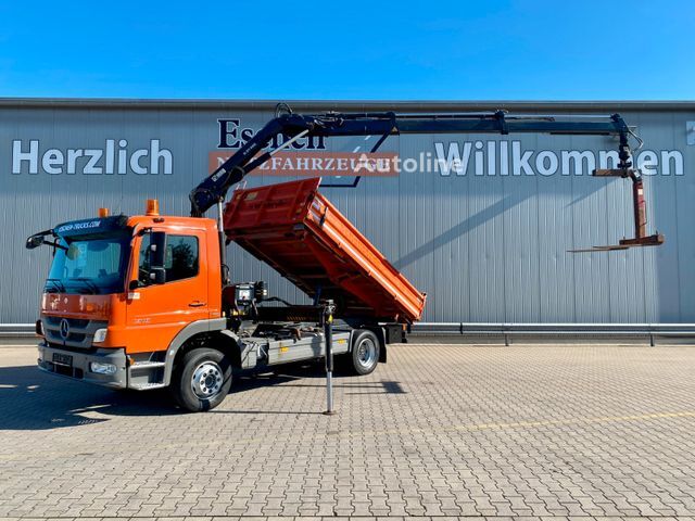Mercedes-Benz Atego 1218 K HIAB 077 BS-2*Funkbedienung*2xAHK kiper