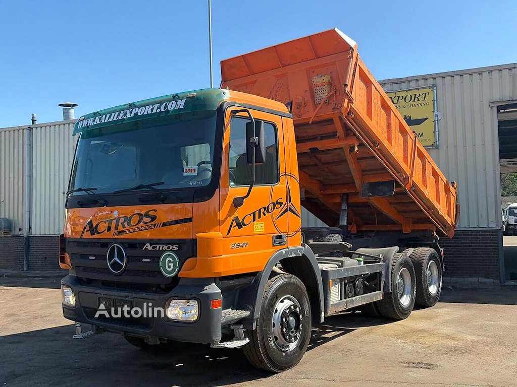 Mercedes-Benz Actros 2641 Kipper 6x4 EPS Gearbox 3 Pedals Full Steel Suspensio kiper