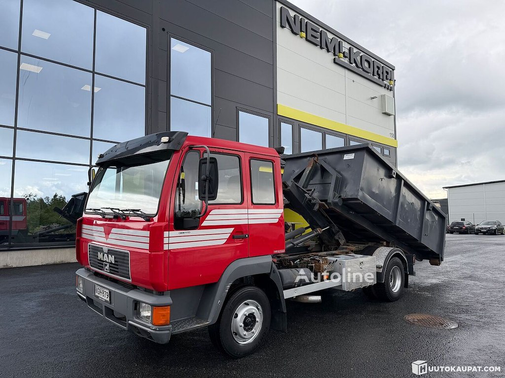 Prodaje se MAN 10.224, 1997, Pirkkala 6.9 L Diesel, 299,000 km, + flatbed kiper na aukciji