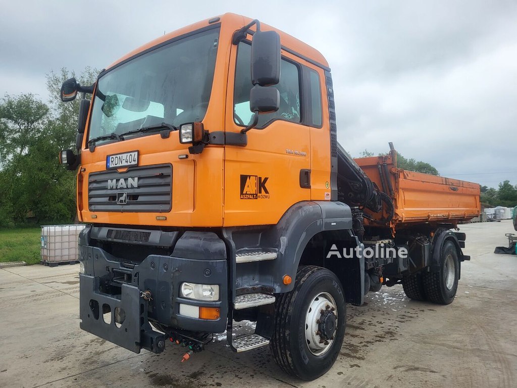 Prodaje se MAN TGA 18.320 4X4 BB + HR kiper na aukciji