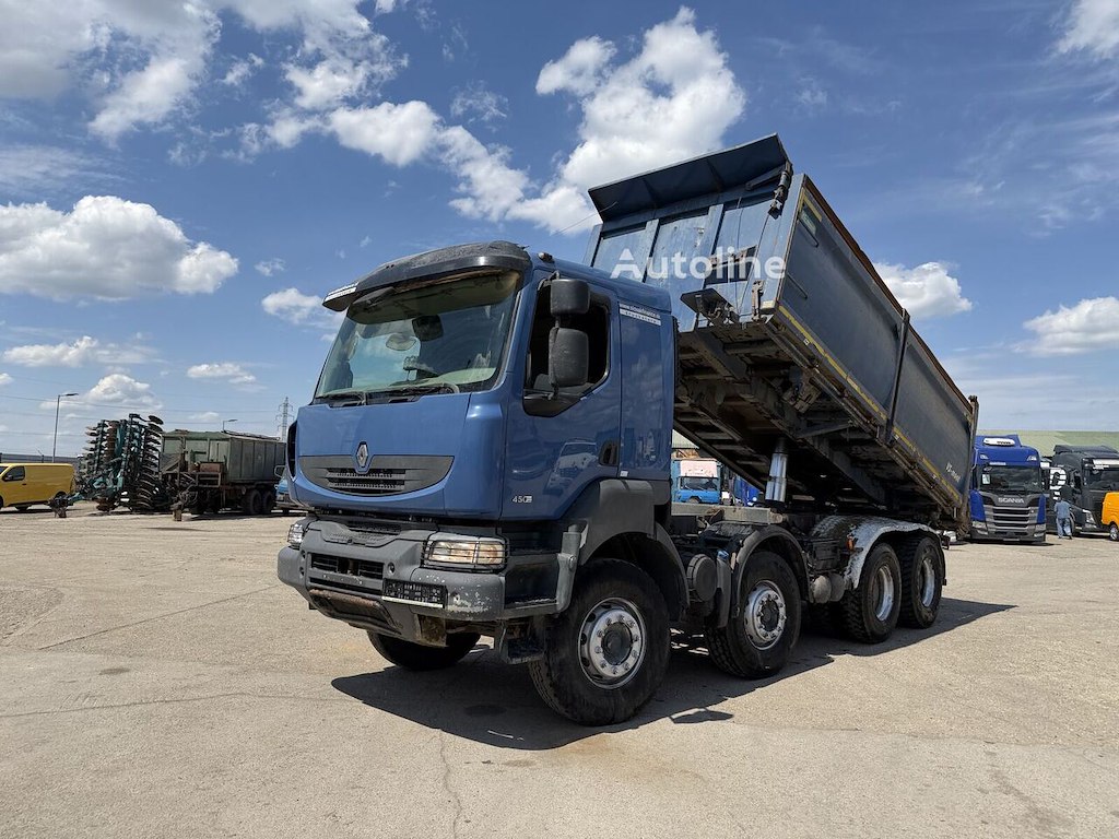 Renault KERAX 450 3-stranný vyklápač 8x4 20 m3 E4 VIN 355 kiper