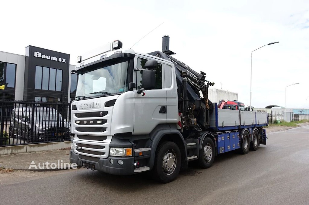 Scania R 490 8X4 KIPPER / HIAB 622 E-8 HIPRO + FLY JIB 150X-6 KRAAN / 6 kiper