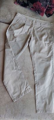 Gang pamučne krem pantalone