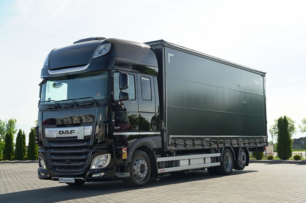 DAF XF 480 / FIRANKA 7,7 M  / SSC / 6X2 / I-PARK COOL / OŚ PODNOSZON kamion sa klizna zavesa cerada