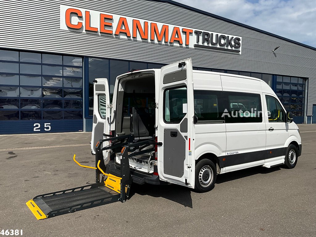 Volkswagen E-Crafter 100% Elektrisch 9 persoon + 2 rolstoelvervoer putnički minibus