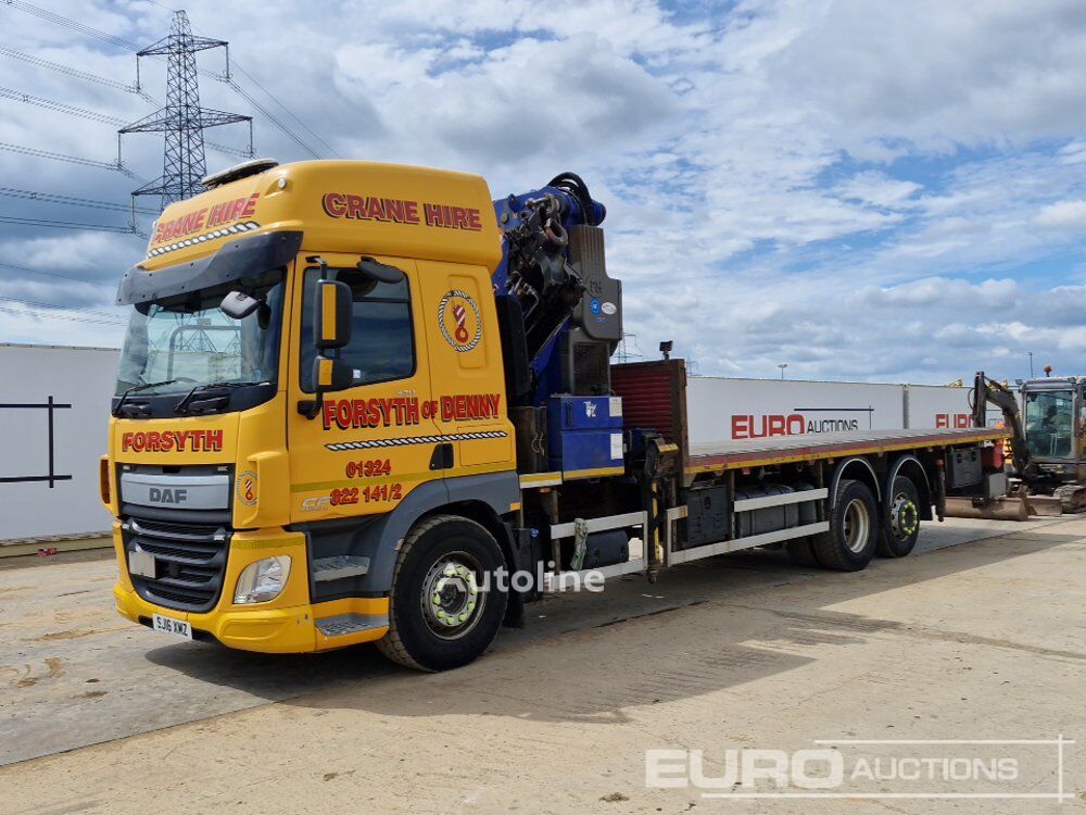 Prodaje se DAF CF330 kamion platforme na aukciji