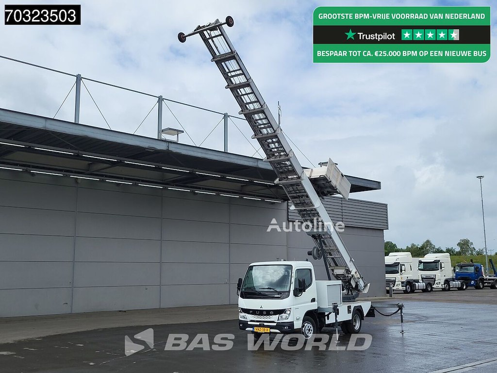 Mitsubishi Fuso Canter 3S13 30m Böcker Verhuislift Airco LED Euro6 2Personen Air laki furgon