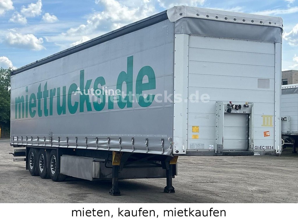 Schmitz Cargobull SCS 24/L 13.62 / XL Zertifikat/Liftachse poluprikolica sa kliznom ceradom