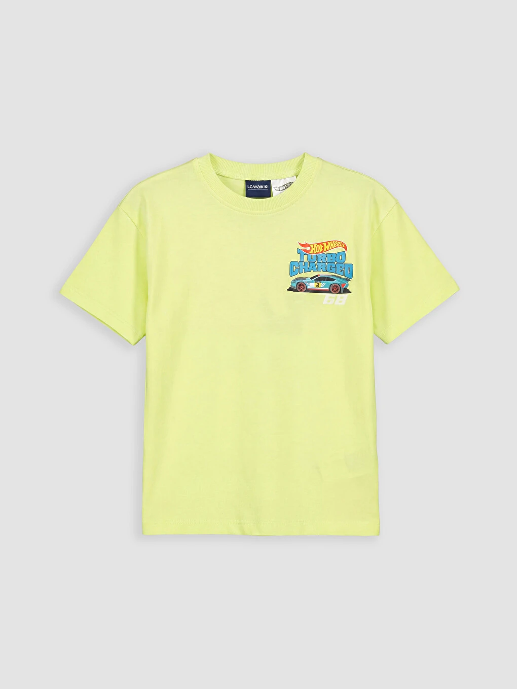LCW baby Majica Sa Okruglim Izrezom Hot Wheels Sa Štampom Za Dečake