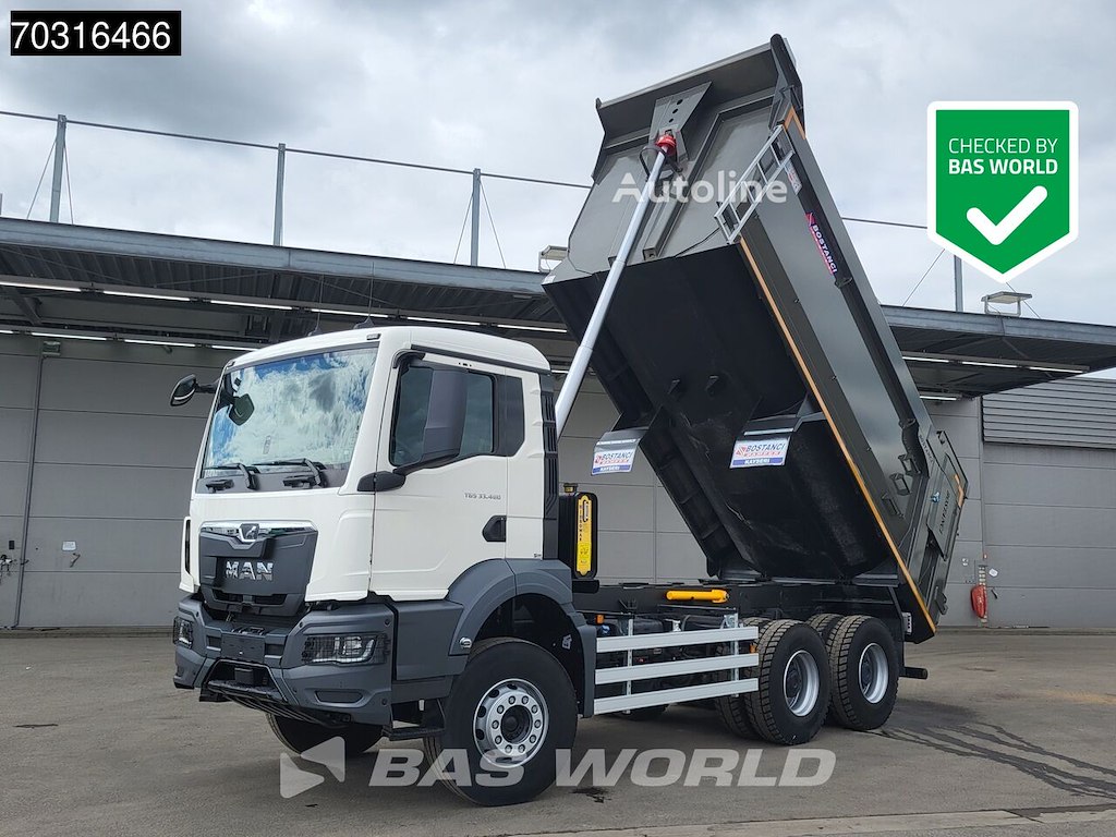 Novi MAN TGS 33.480 6X4 NEW! 20m3 tipper Big-Axle Steel suspension Automa kiper